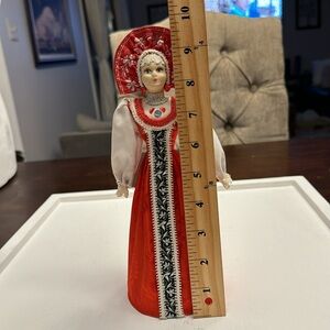 Vintage | Accents | Collectible Russian Cone Doll Handmade Gorgeous ...